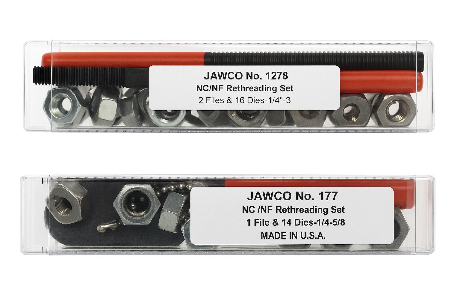 NC & NF Thread-Restoring Die and File Sets – MADE IN USA | Jaw ...