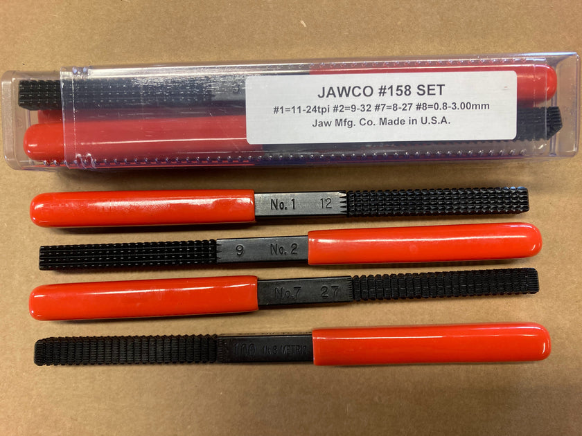 4 Rethreading Files: Nu-Thred® #1, 2, 7, & 8 – Made in USA | Jaw ...